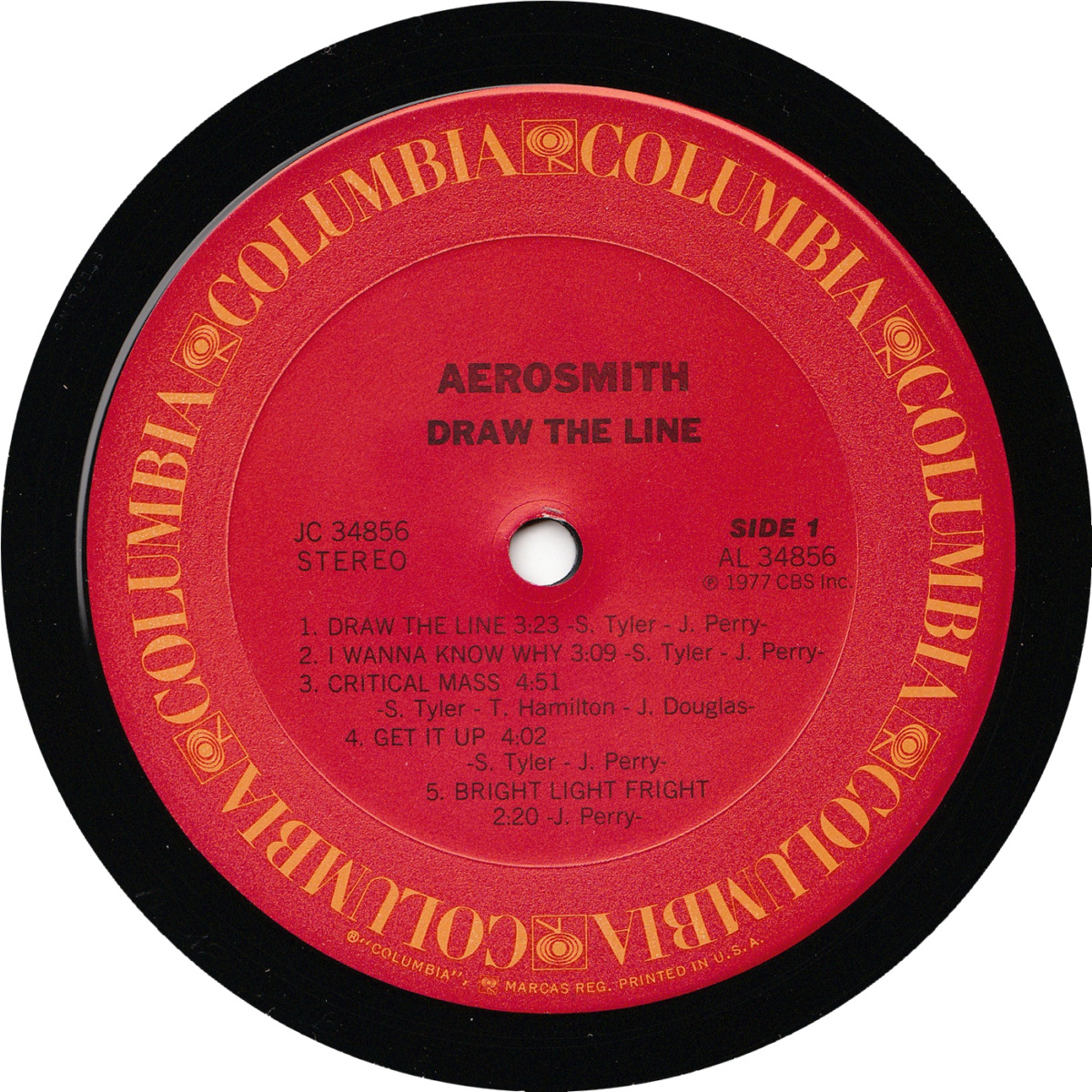 Aerosmith Draw The Line : LP Label A US | CD Covers | Cover Century ...